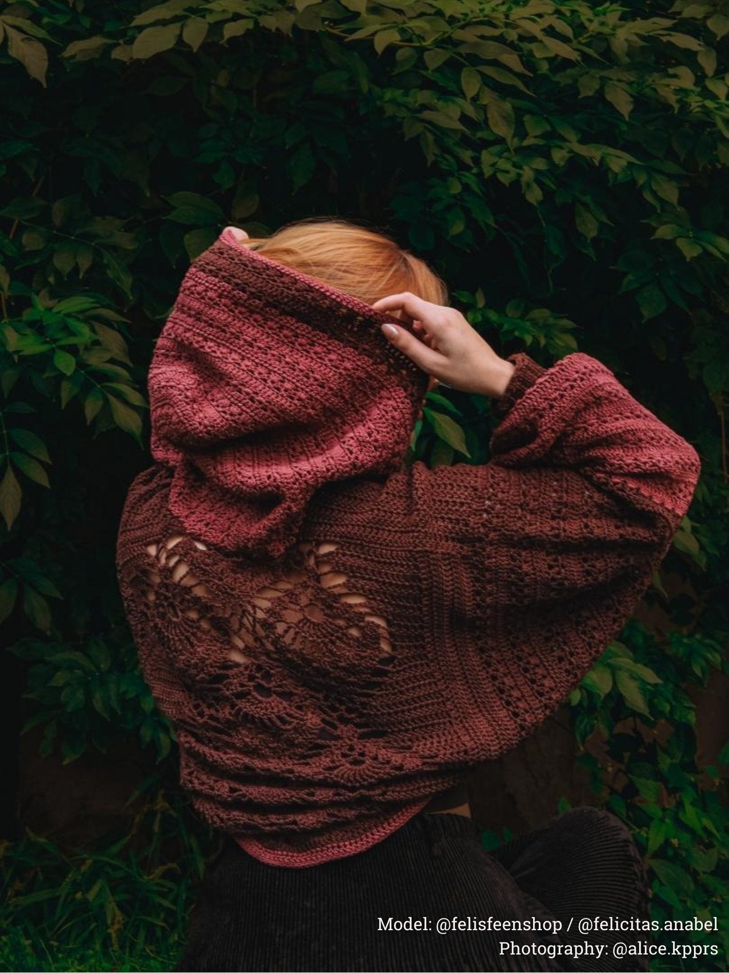 BATWING HOODIE crochet tutorial: Oversize cropped hoodie – Maana Crafts