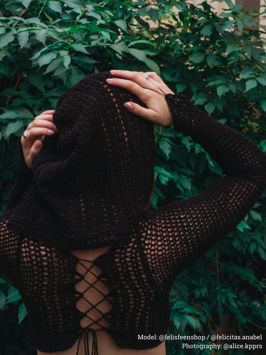 SIREN crochet tutorial: Hooded top – Maana Crafts