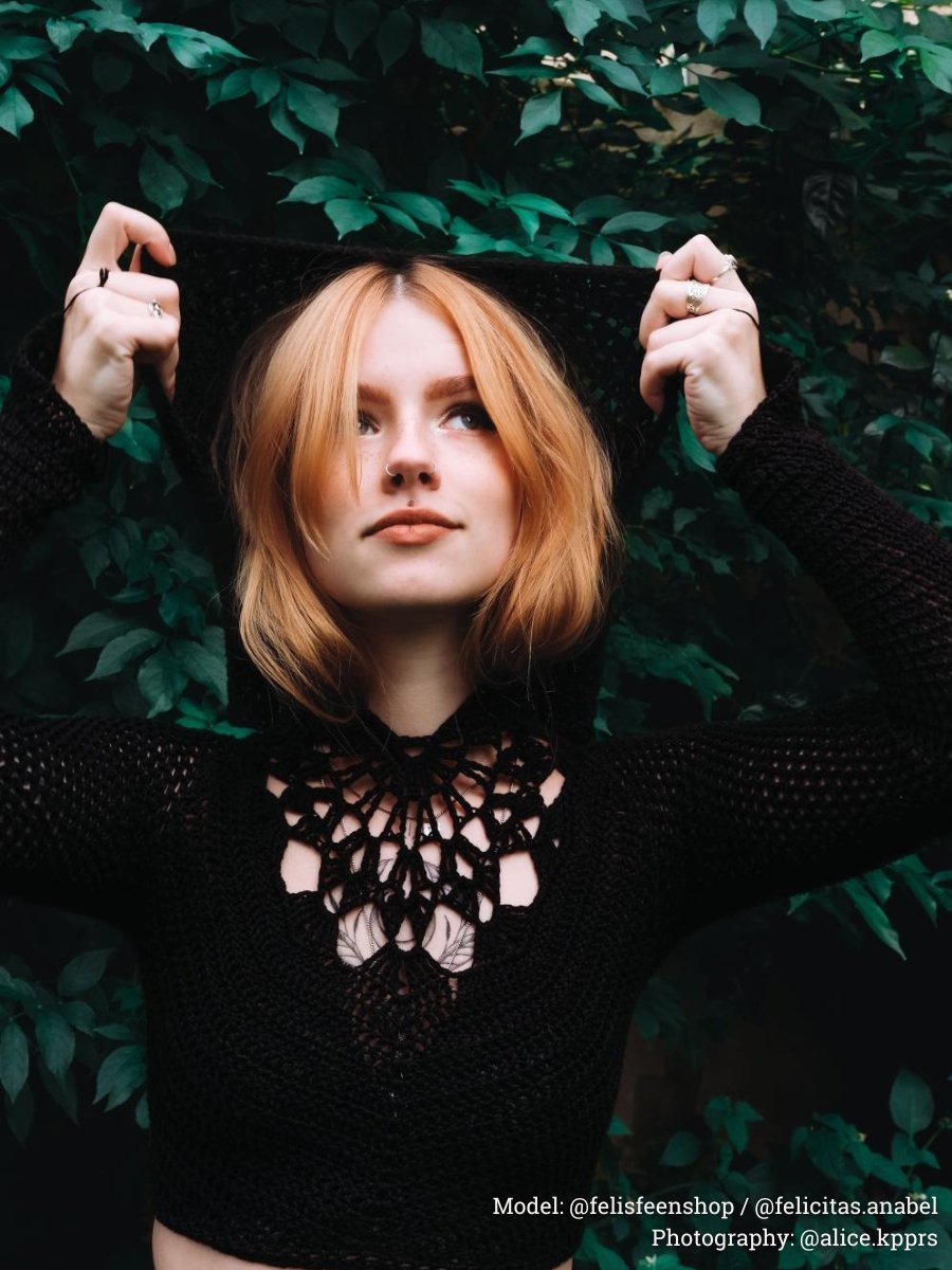 SIREN crochet tutorial: Hooded top – Maana Crafts