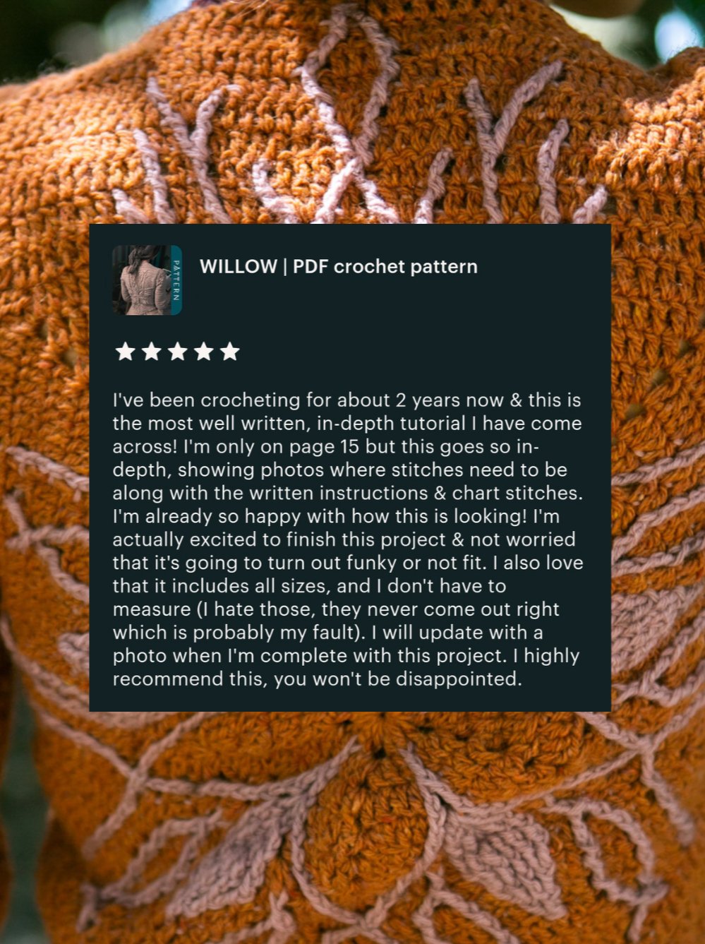 WILLOW crochet pattern: Wrap top with lace details – Maana Crafts
